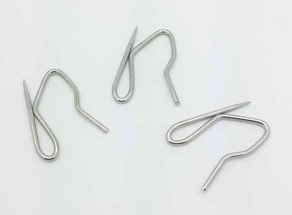 Steel/Zinc Pin Hooks Pack of 20 – UK Curtain Poles